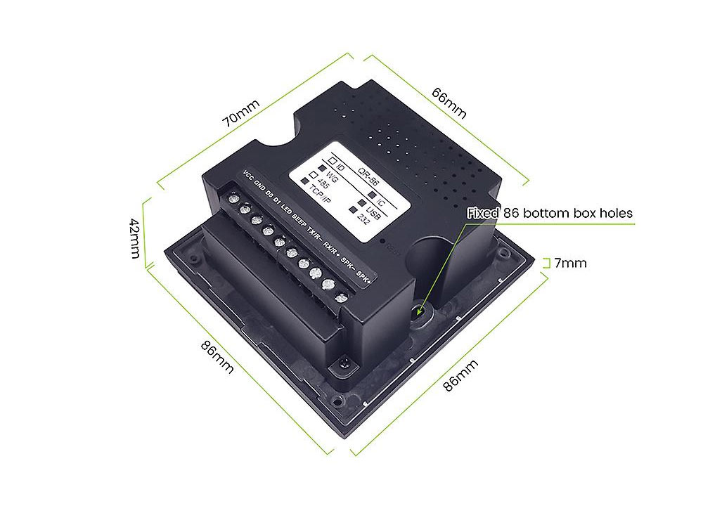 FC-QR80 QR Code RFID Reader-Scanner - Θυροτηλεοράσεις - Θυροτηλέφωνα FC-QR80 QR Code RFID Reader-Scanner - Θυροτηλεοράσεις - Θυροτηλέφωνα